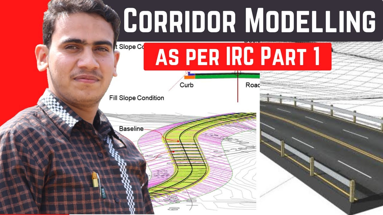 Corridor Modelling as per IRC Part - 1 | Civil 3D Tutorial - YouTube