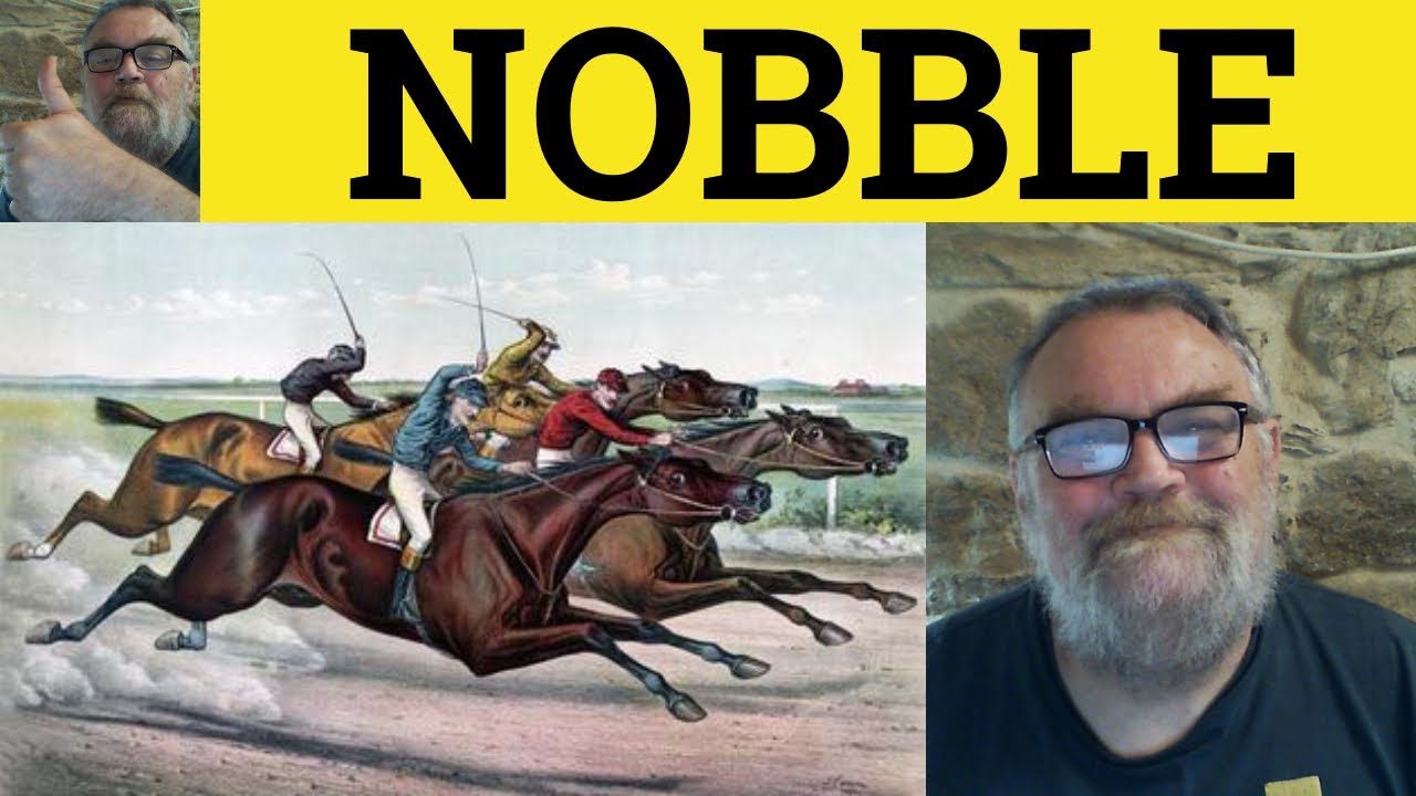 🔵 Nobble - Nobble Meaning - Nobble Examples - Nobble Definition ...