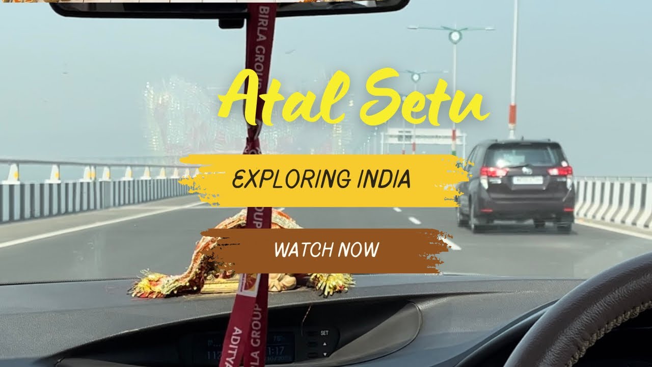 Atal Setu Bridge | Just 12 min me Panvel se Sewri😳| Siddhivinayak ...