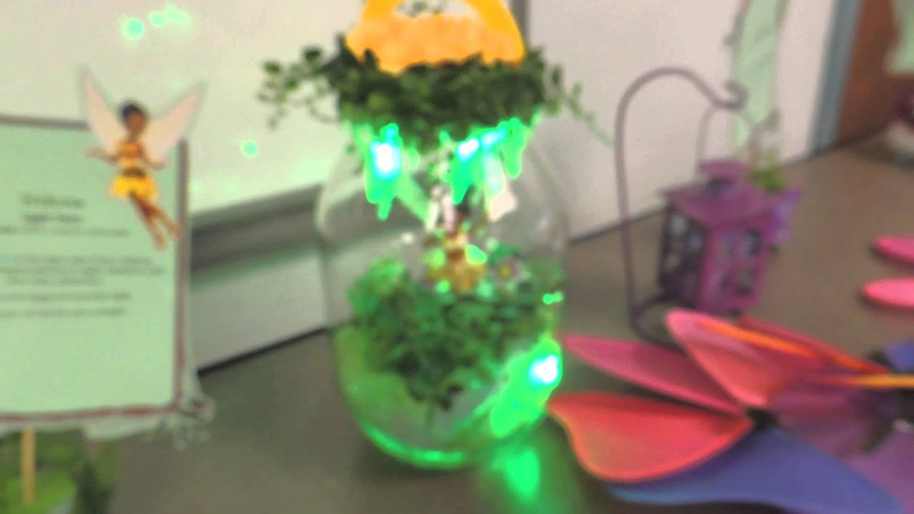 Iridessa Fairy Light Show Craft Tinker Bell Birthday Party - YouTube
