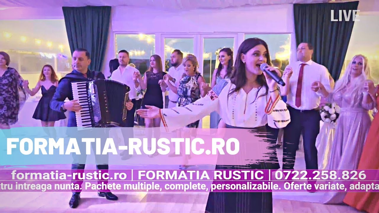 Formatie LIVE Bucuresti - Formatia Rustic - Program NUNTA Mirela 2022 ...