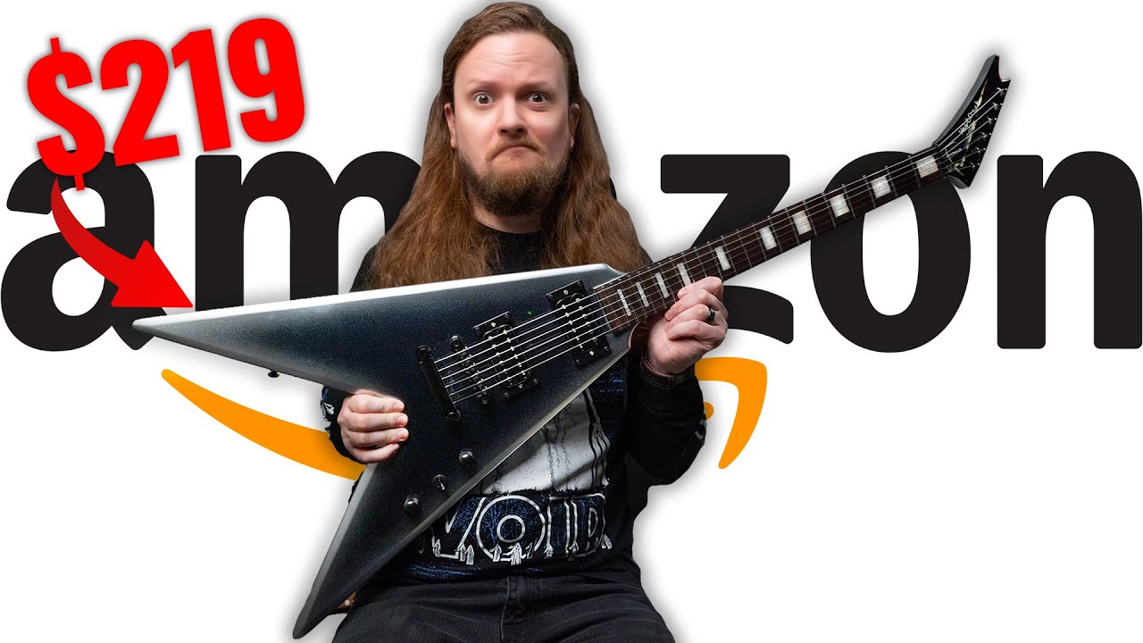 I Tried The Cheapest Metal Guitar From Amazon.. - YouTube