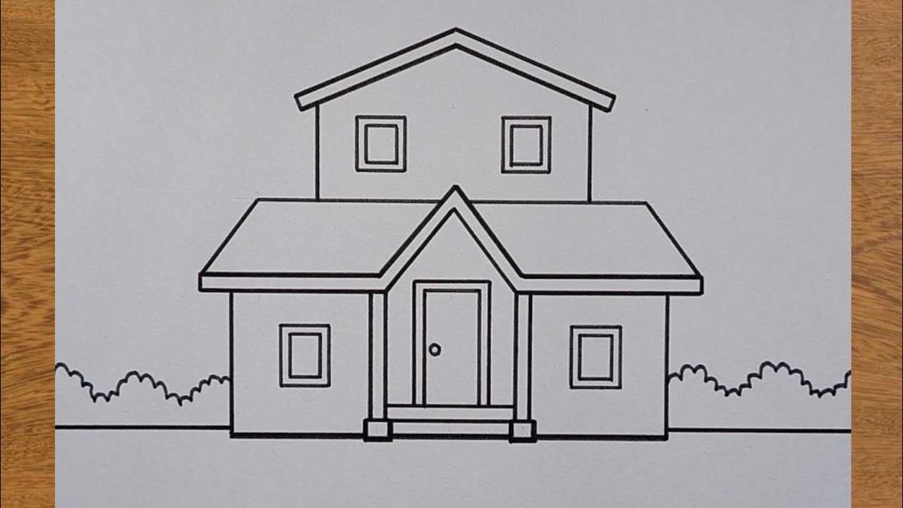 Cara Menggambar Rumah Tingkat | Wah' Caranya Sangat Mudah! - Cocok ...