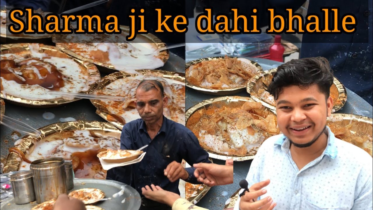 Sharma ji ke famous dahi bhalle Rs40/-| Nehru place |full recipe of ...