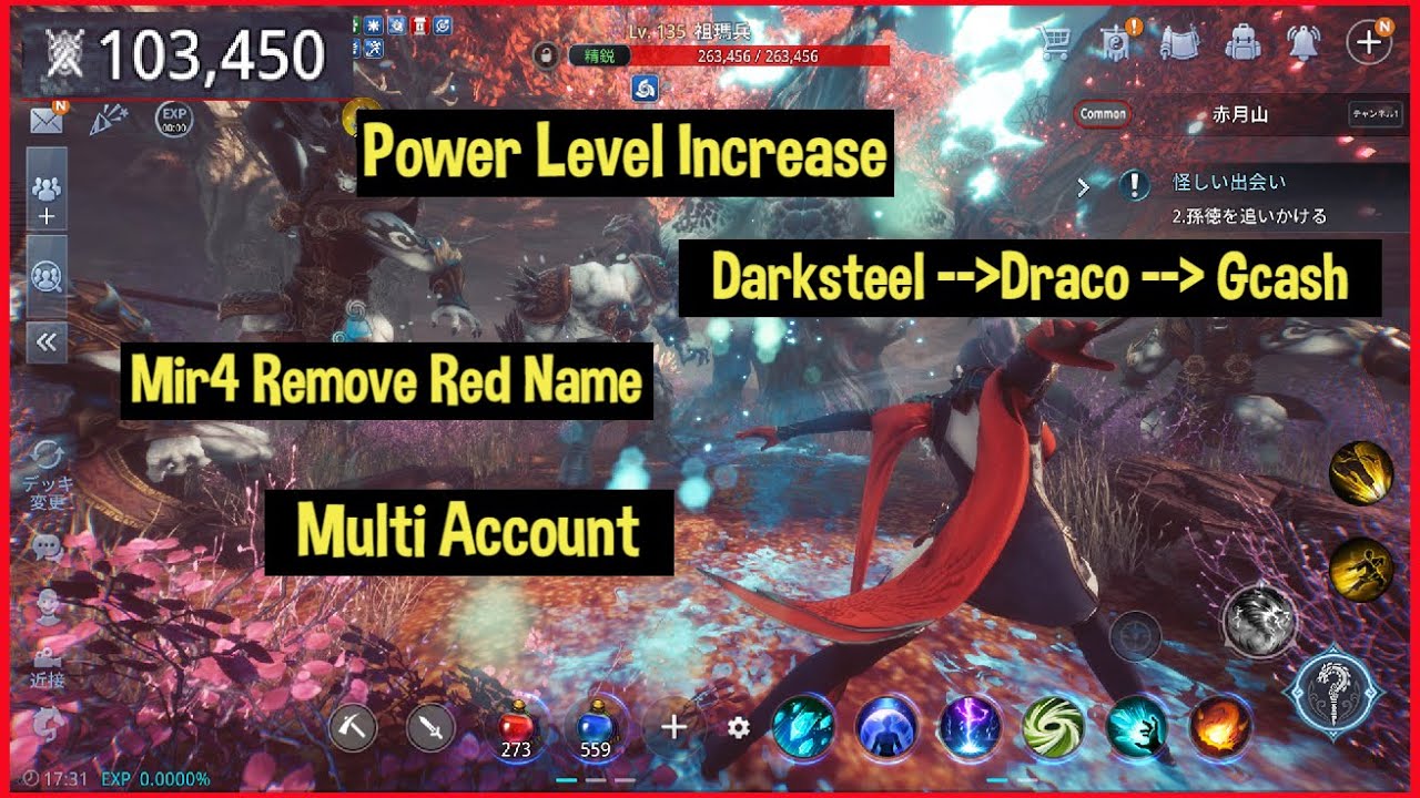 Mir4 Remove Red Name Increase Power Level ( Tagalog ) - YouTube