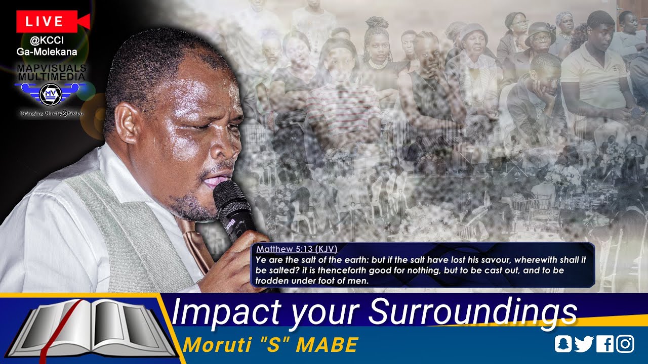 Moruti Mabe - Impacting your surroundings - YouTube