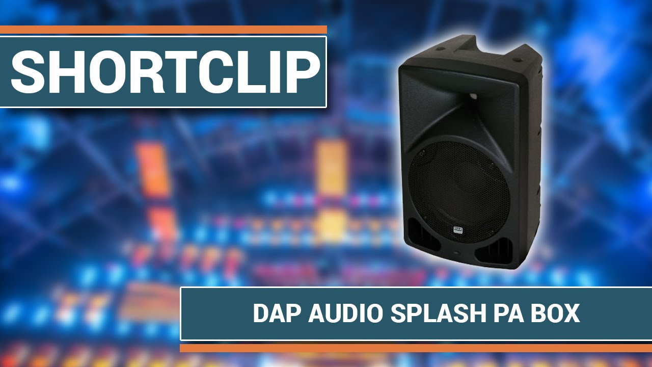 Prolight + Sound 2014 Shortclip #11 - DAP Audio Splash PA Box - YouTube