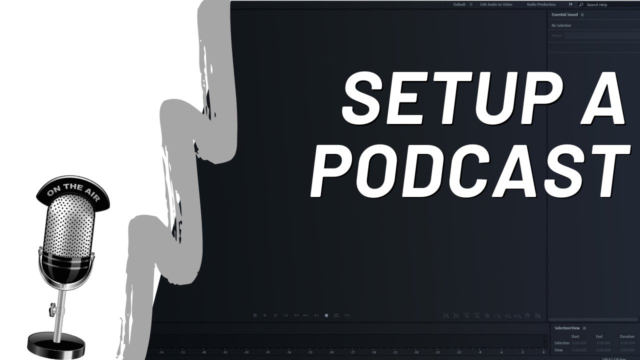 Start A Podcast - Podcast Recording Setup - YouTube