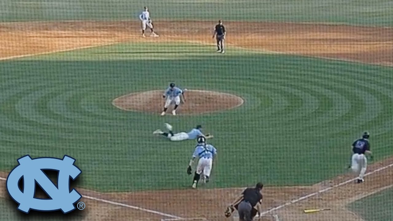 UNC's Kyle Datres Makes Incredible Diving Catch - YouTube