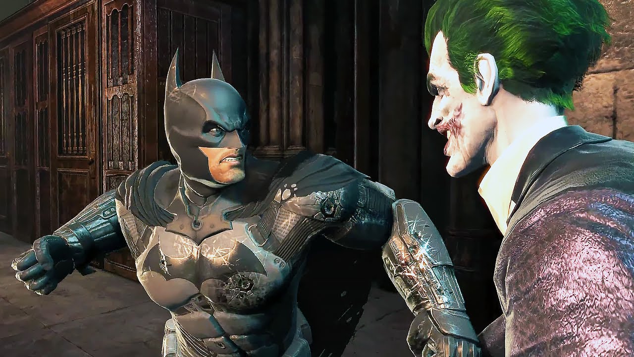 BATMAN Vs Joker All Fight Scenes Cinematic - Batman Arkham Origins ...
