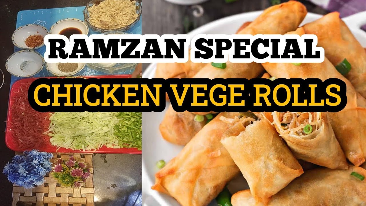 Chicken Spring Roll Recipe By kitchen with sania's kitchen | How to ...