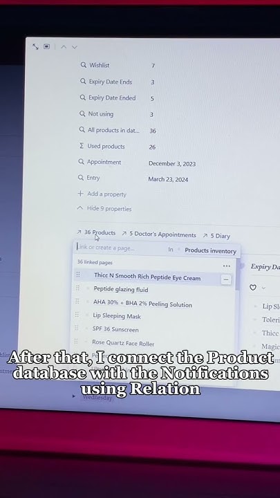 A mini Notion tutorial on a little part of the Notification Center - YouTube