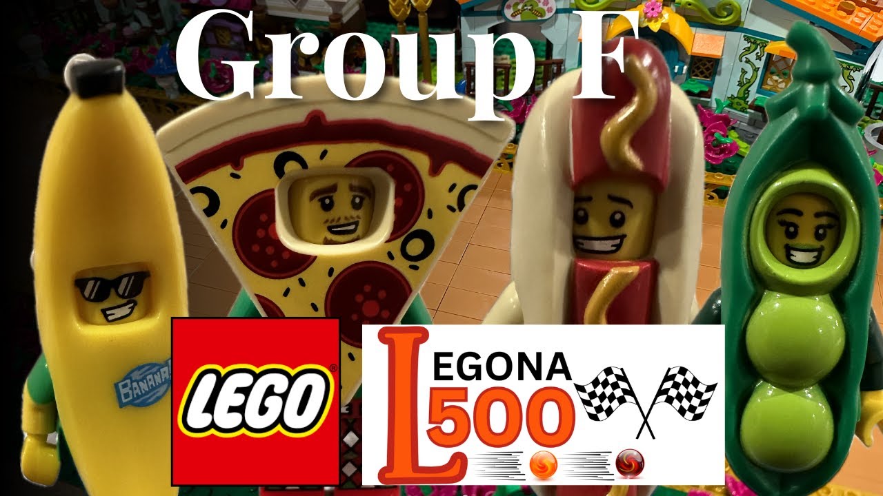 Marble Racing on Lego Built Track: Legona 500 Group F Qualifying - YouTube