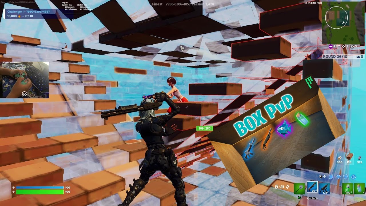 PVP BOXFIGHTS GAMEPLAY(RIGHT HAND CLAW) FORTNITE CREATIVE FILL - YouTube