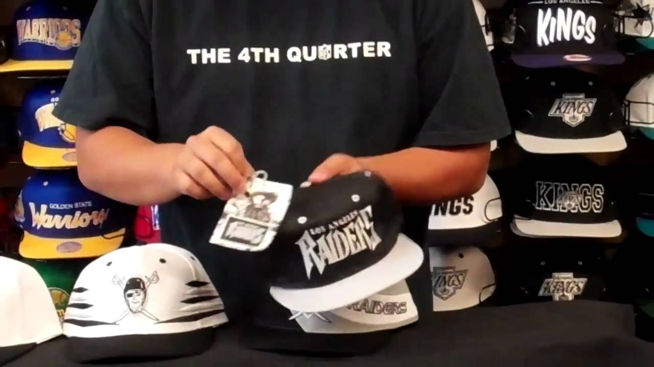 THE 4TH QUARTER SNAPBACK HAT CAP SHOP #4 Raiders Caps - YouTube