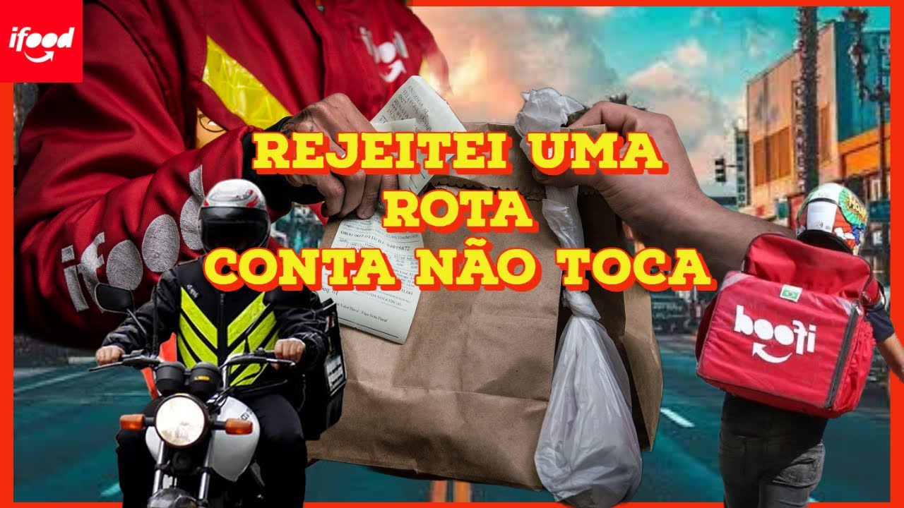 Rejeitei uma ROTA IFOOD conta não toca - Conta tocando MUITO - IFood Entregador - YouTube