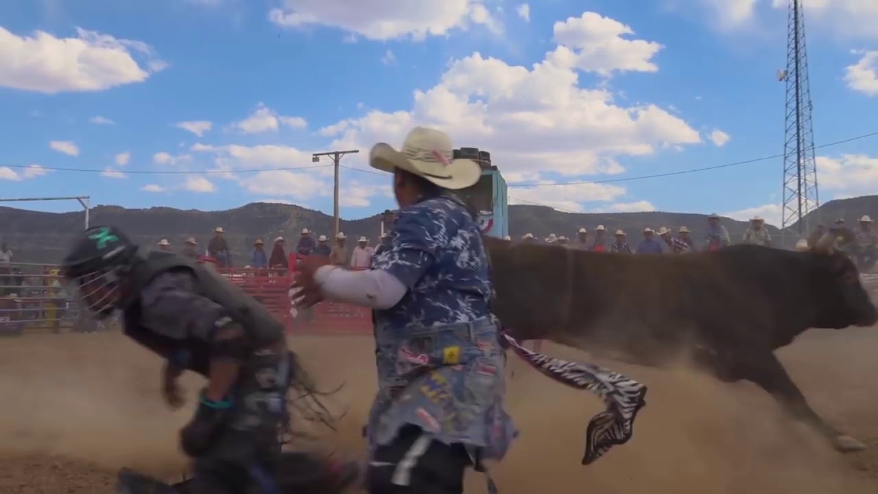 Navajo Bull Riding Circle Y - YouTube