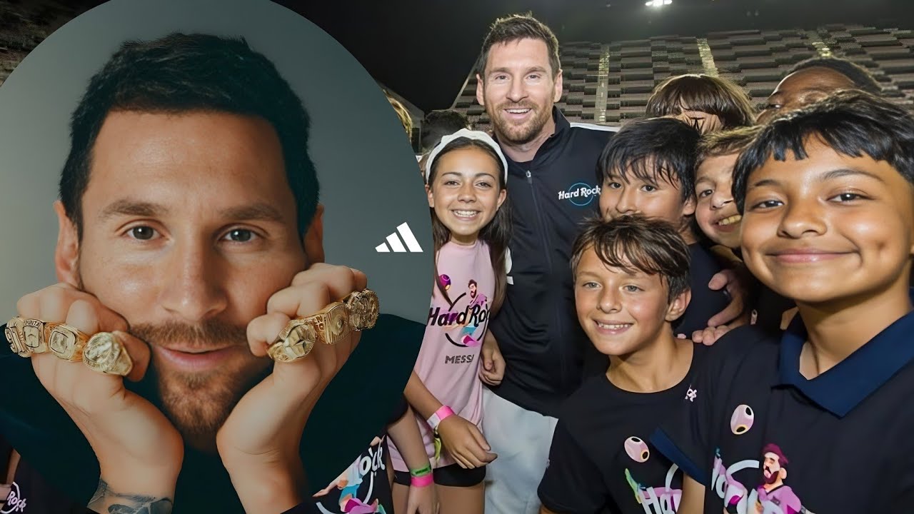 Lionel Messi visits Inter Miami academy for meet & greet with Ballon d ...