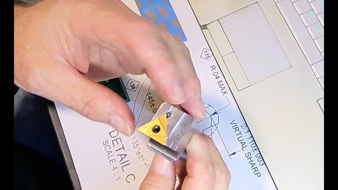 Modify A Grooving Insert - YouTube