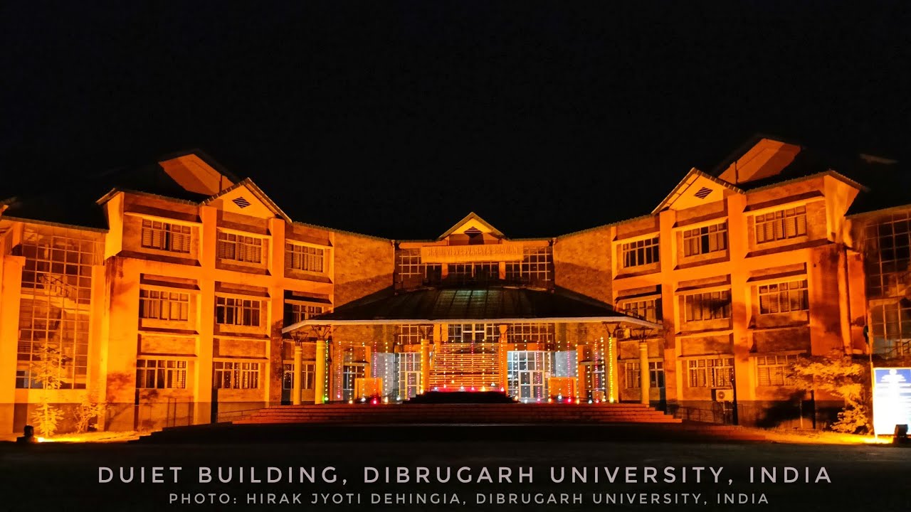 Dibrugarh University campus tour - YouTube