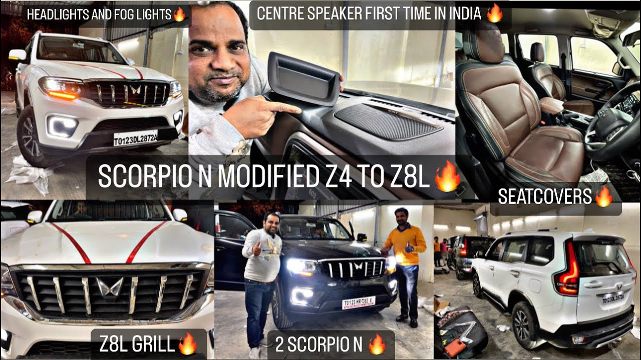 SCORPIO N Z4 MODIFIED TO Z8L SCORPIO N TOP MODEL GRILL SCORPIO N FULLY ...