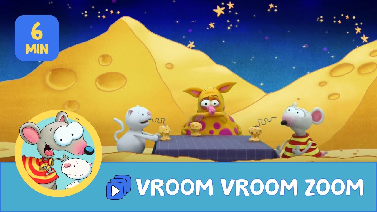 Toopy and Binoo | Toopy Goes to the Moon 🐭🌙 | Vroom Vroom Zoom - YouTube