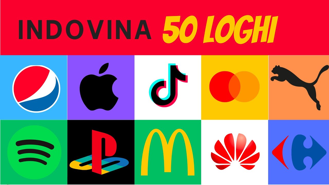 Indovina il logo | Quiz logo | Riconosci il Brand - YouTube