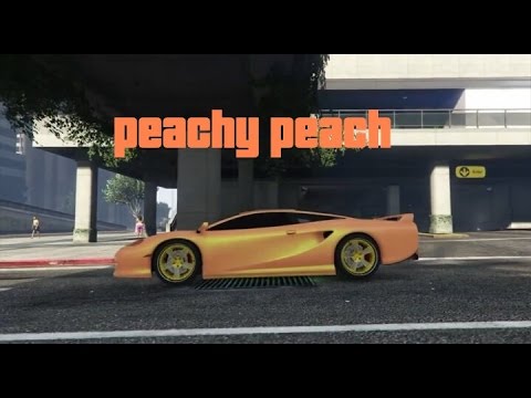 GTA Online: Modded Crew Color * PEACHY PEACH* - YouTube