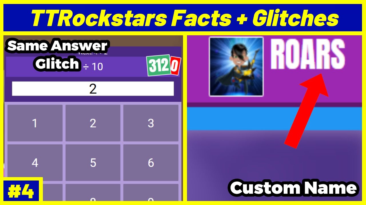 TTROCKSTARS FACTS AND GLITCHES #4 - YouTube