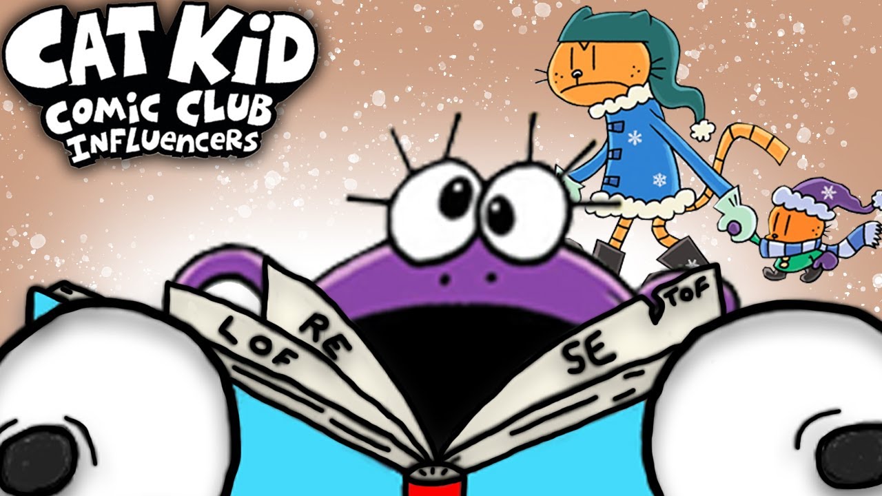 Petey comes to join the Comic Club! - Cat Kid Comic Club Influencers ...