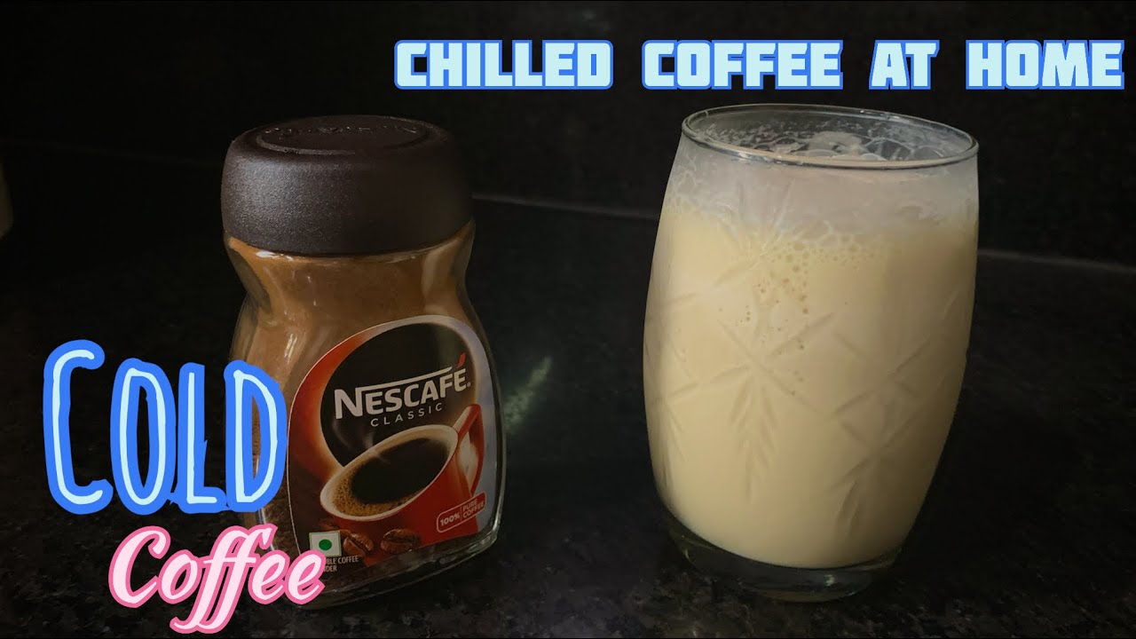 Cold coffee at home || Quick recipe of Iced Coffee - YouTube