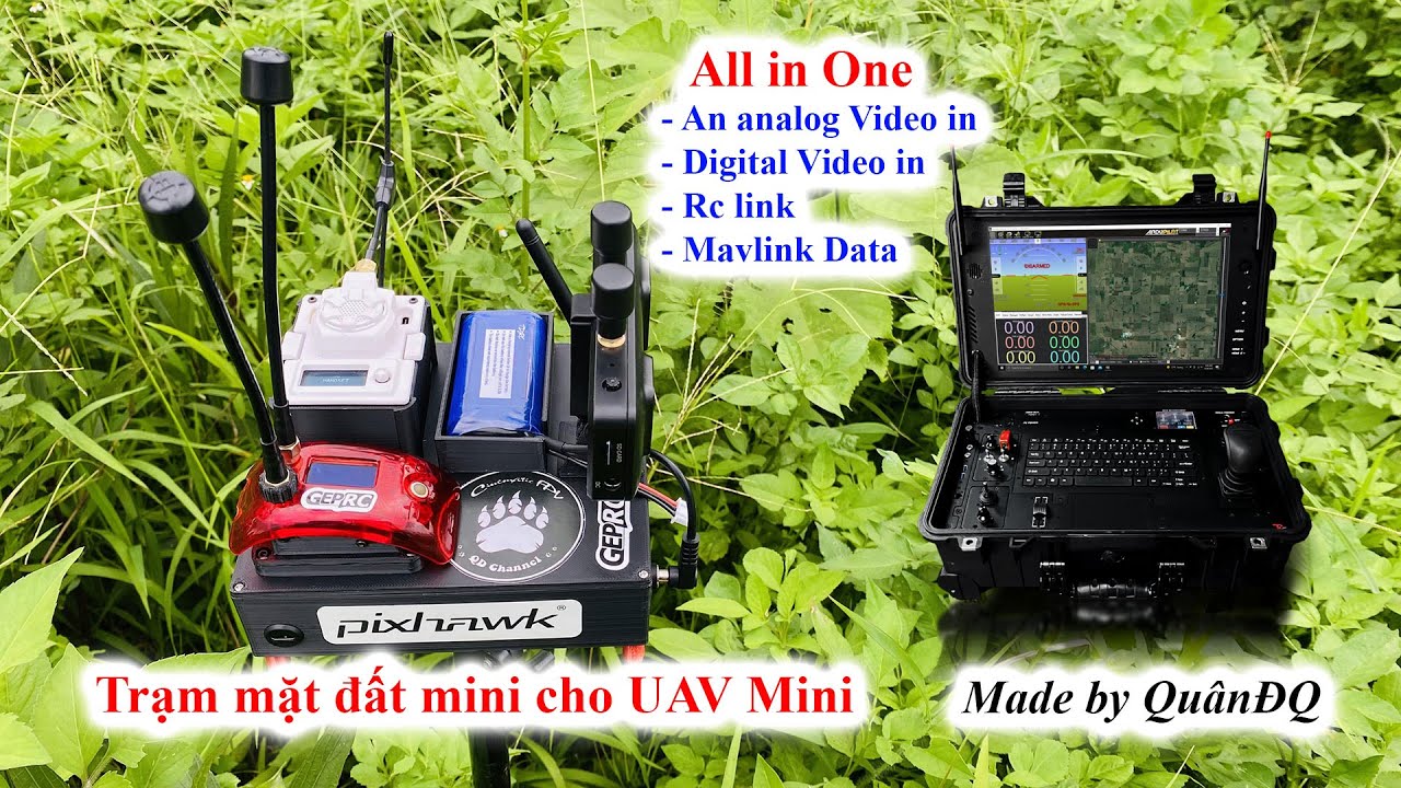 Giới thiệu trạm mặt đất cho uav mini - Ground Control Station - All in ...