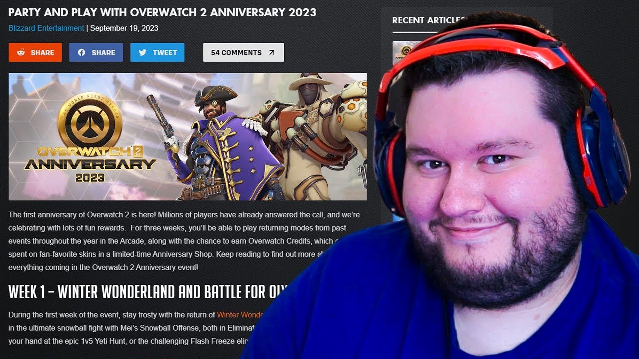 The Anniversary Mode Is Back In Overwatch 2 | Dev Blog - YouTube