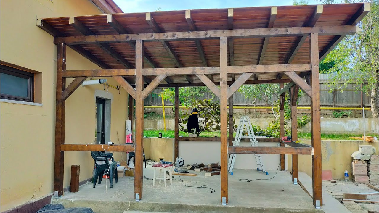 Construcție TERASA din lemn de la A la Z #Terasadinlemn - YouTube