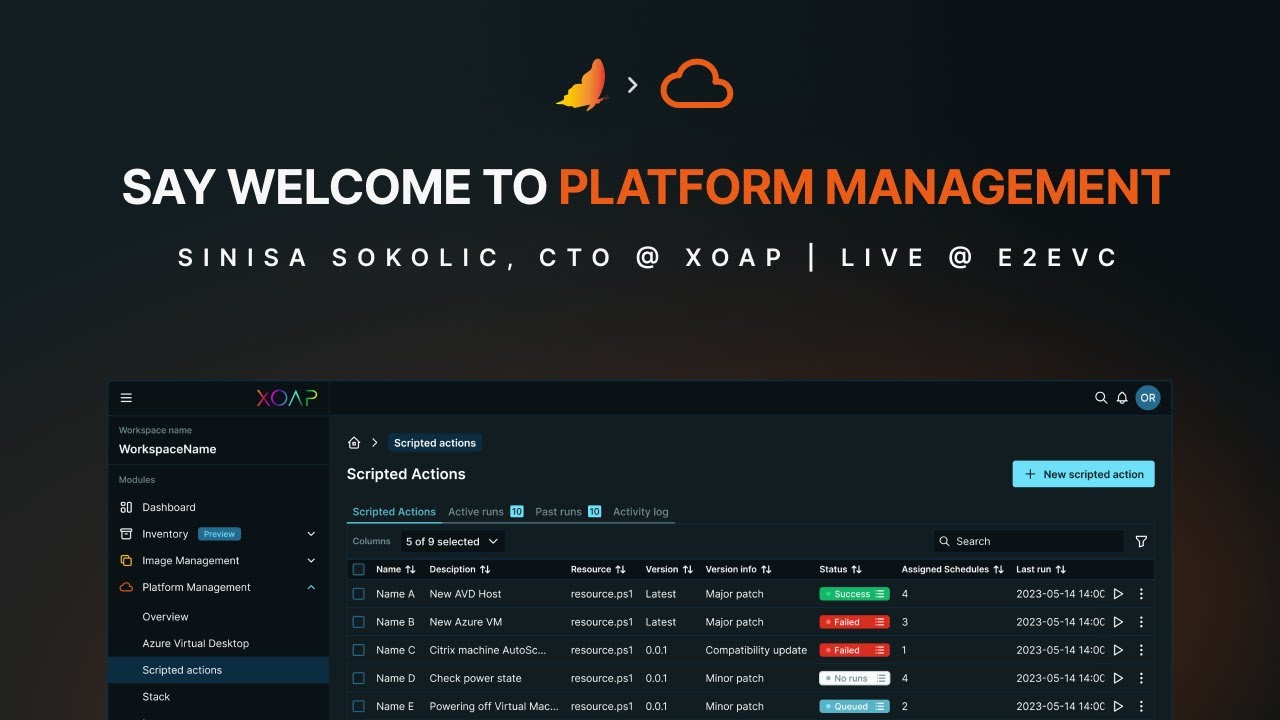 Live from E2EVC | Introduction to platform.XO | Madrid 2024 - YouTube