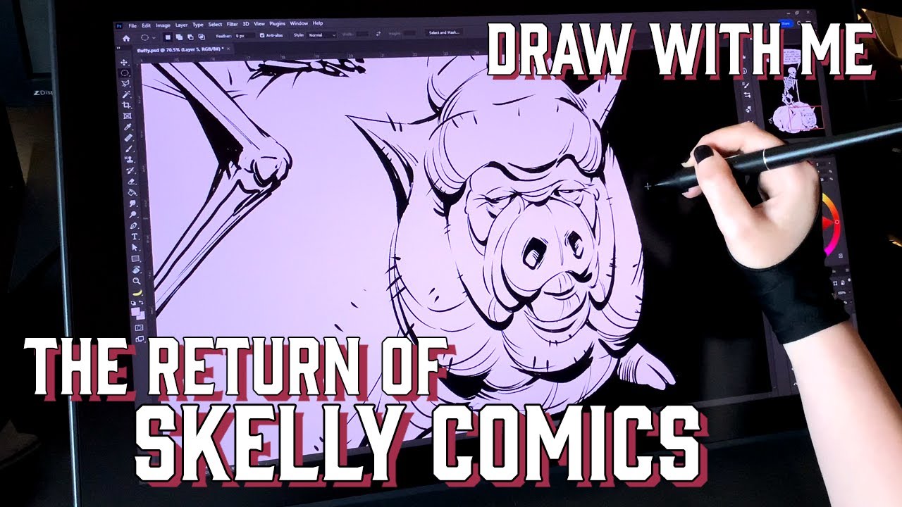 Draw With Me - How a year long drawing challenge inspired my skeleton ...