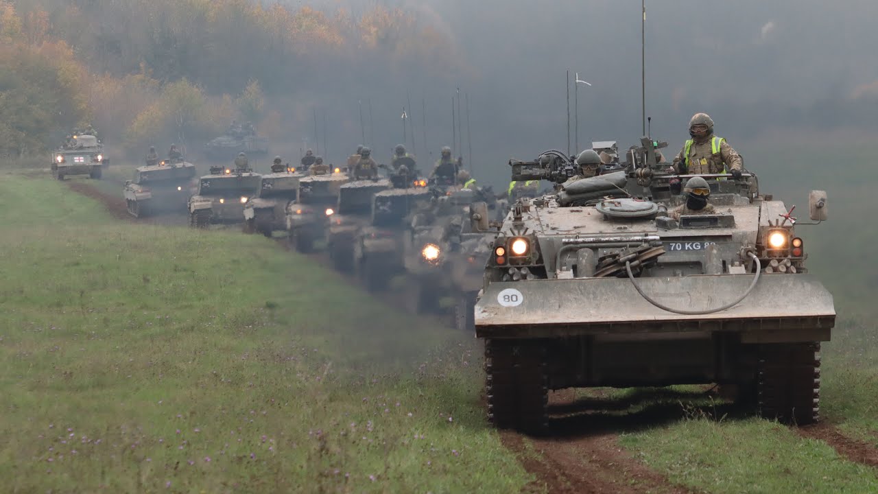 🇬🇧 British Army Tanks in convoy !!🇬🇧 (part 1) - YouTube