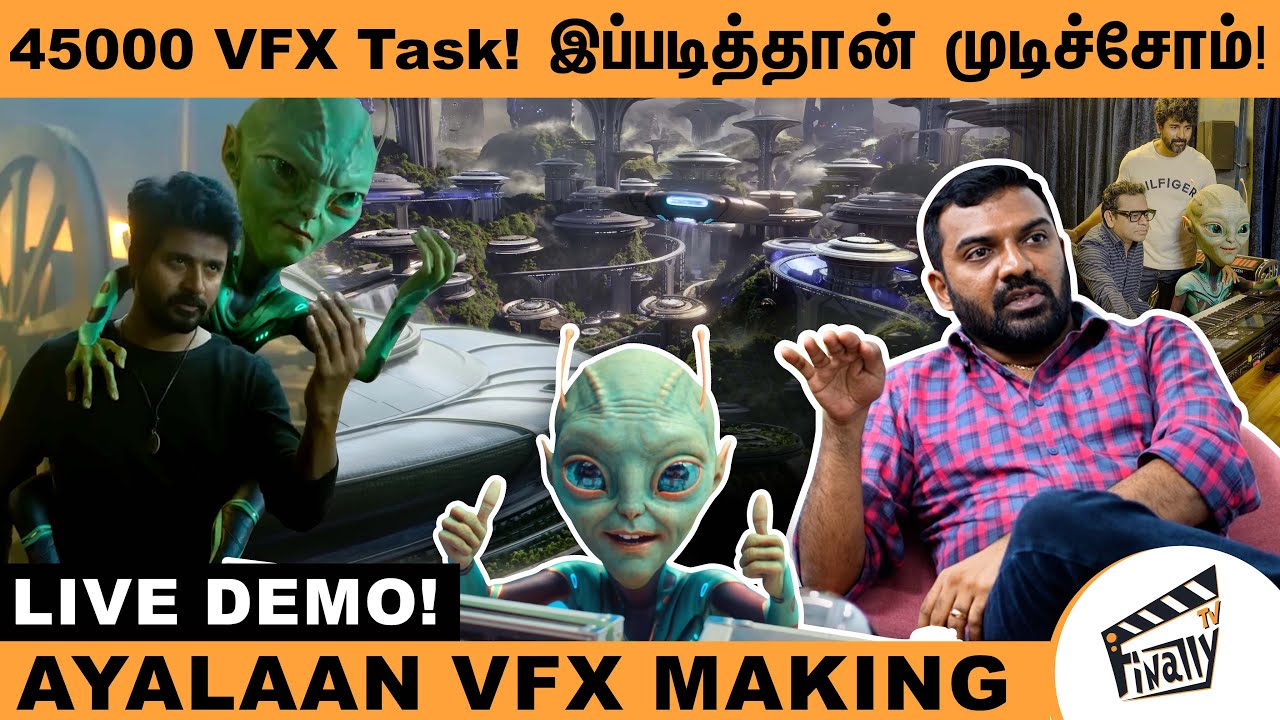 Live Motion Capture & Ayalaan VFX Making | Phantom FX | Sivakarthikeyan ...