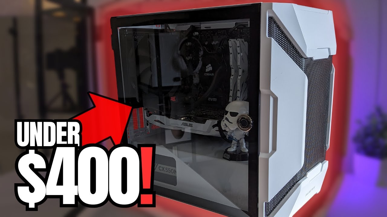 A Sub $400 Stormtrooper Themed Gaming PC Build (2023) - YouTube