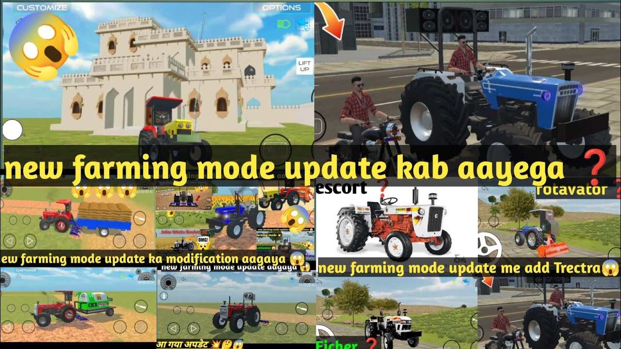 How to do add this Farming update in Indian vehicles simulator 3d ...