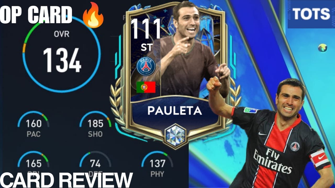 Pauleta review , Crossspammer card, beast at heading, Free card fifa ...