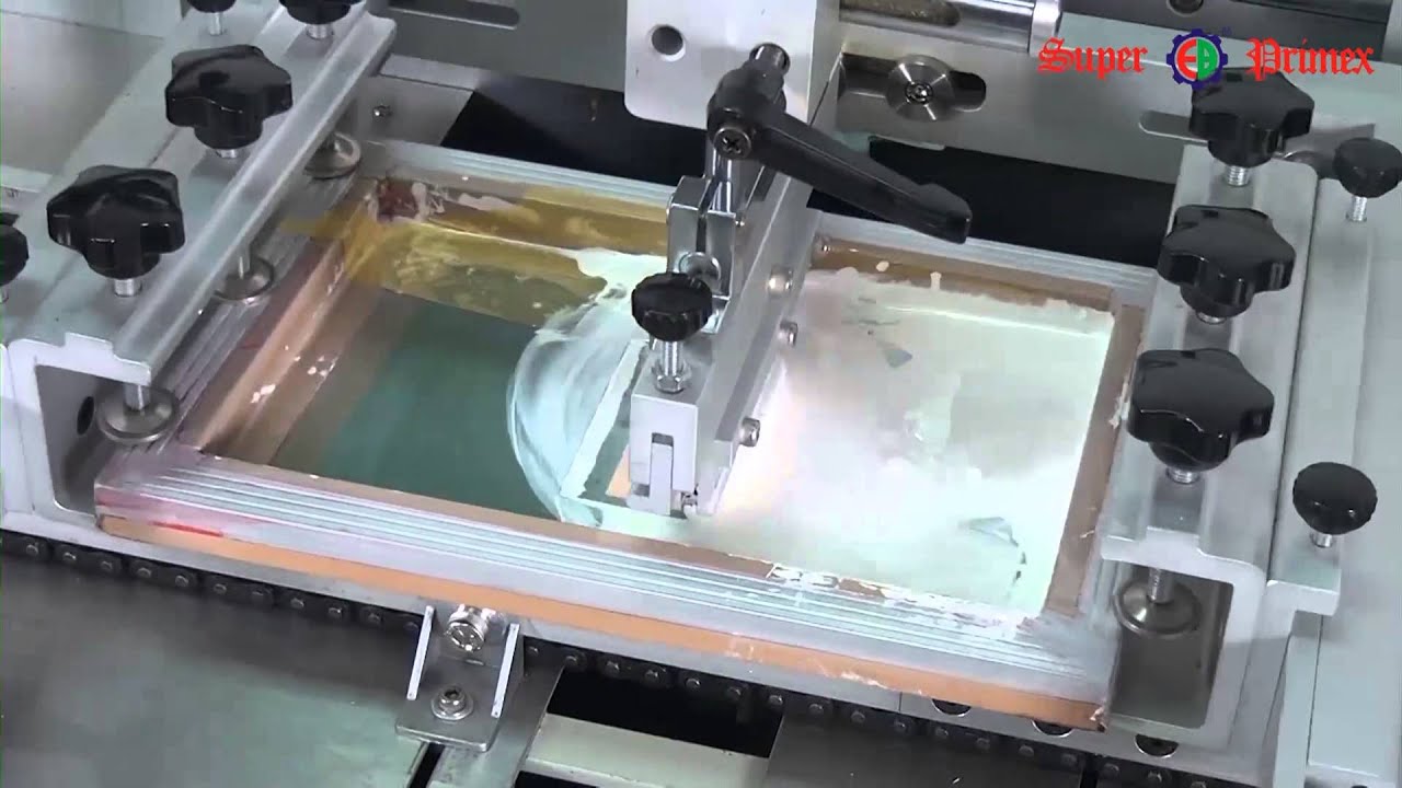 SA 60PS Auto pen screen printer machine - YouTube