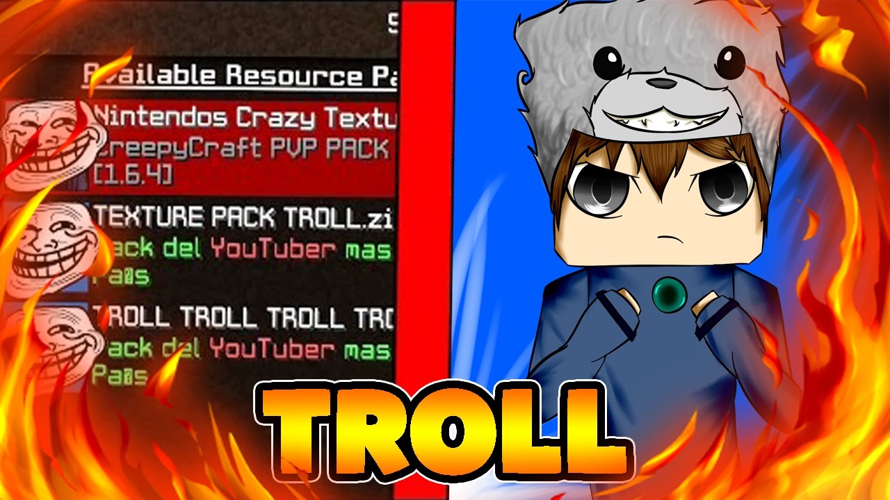 TROLL TEXTURE PACK (KILIÇLAR TERS AQ) 😱[MC:SG] - YouTube