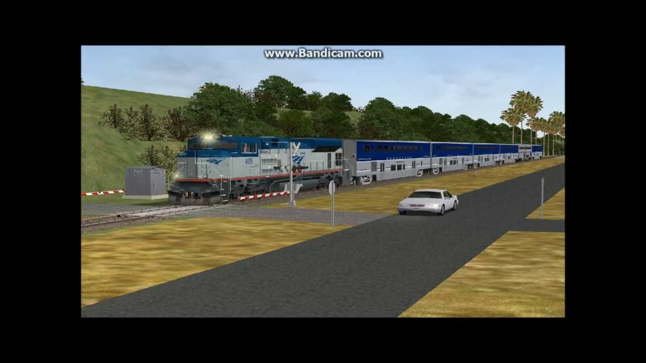ORTS/MSTS Amtrak SDP70ACe - YouTube