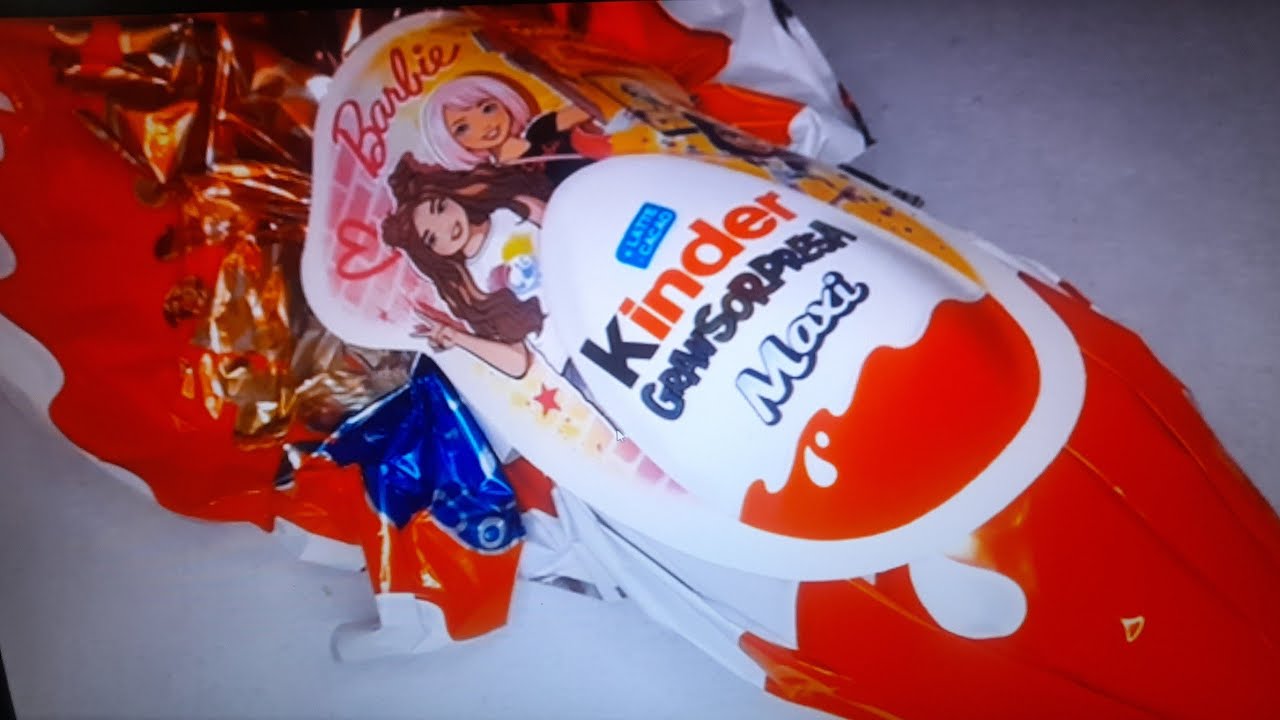 Barbie Kinder Gransorpresa Maxi, Pasqua 2023 - YouTube