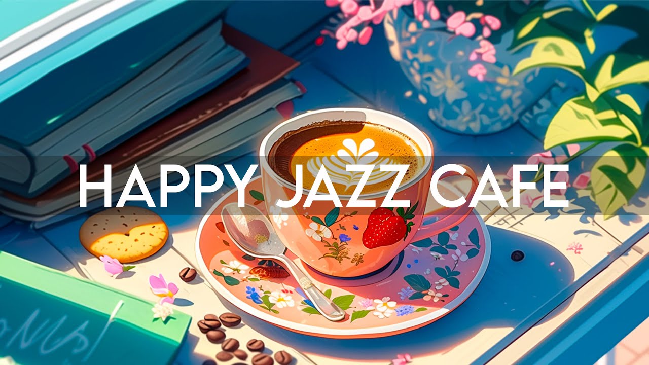 Happy Jazz Cafe Music ☕ Positive Energy with Calm Jazz Instrumental ...