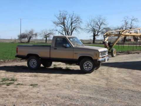 Lot #0103: 1987 Ford Ranger 4x4 XLT - YouTube