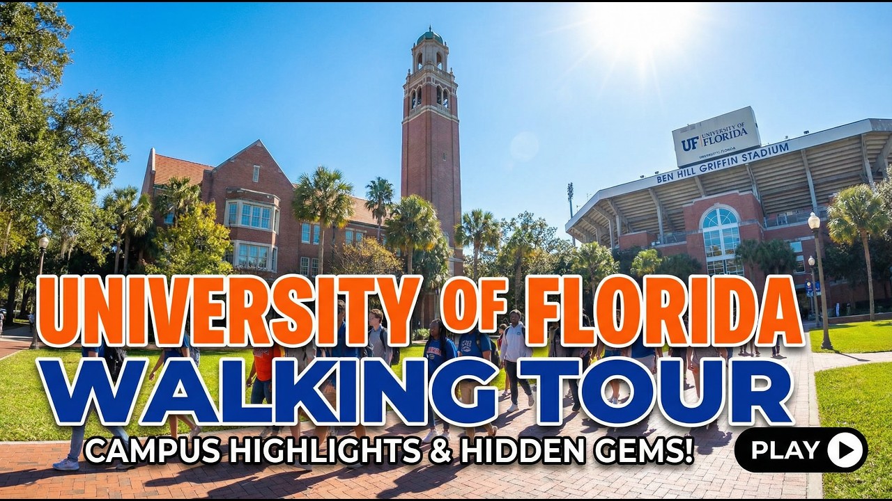 Walking Tour of the University of Florida - YouTube
