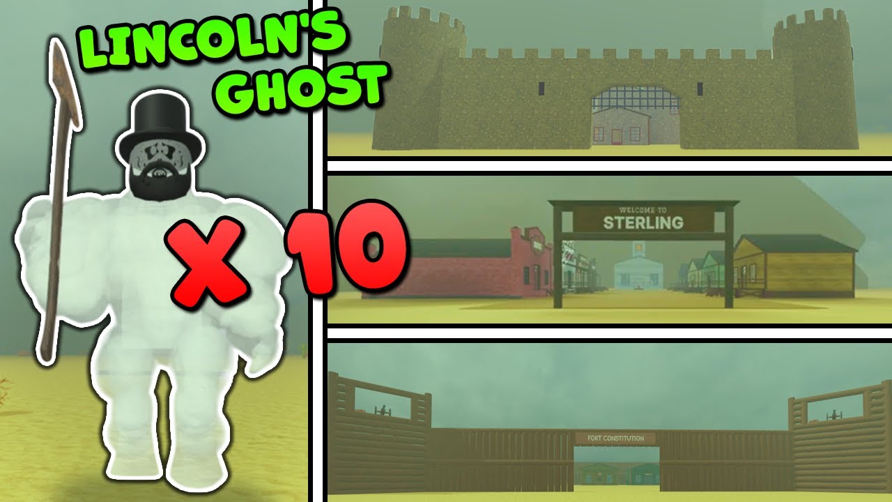 Dead Rails | Roblox | 10 Lincoln's Ghosts take over Castle | Sterling ...