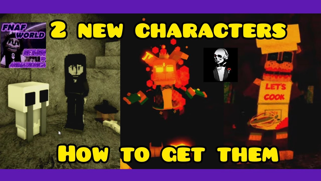 FNAF World RTA Jessica and Pizza chef Freddy - YouTube